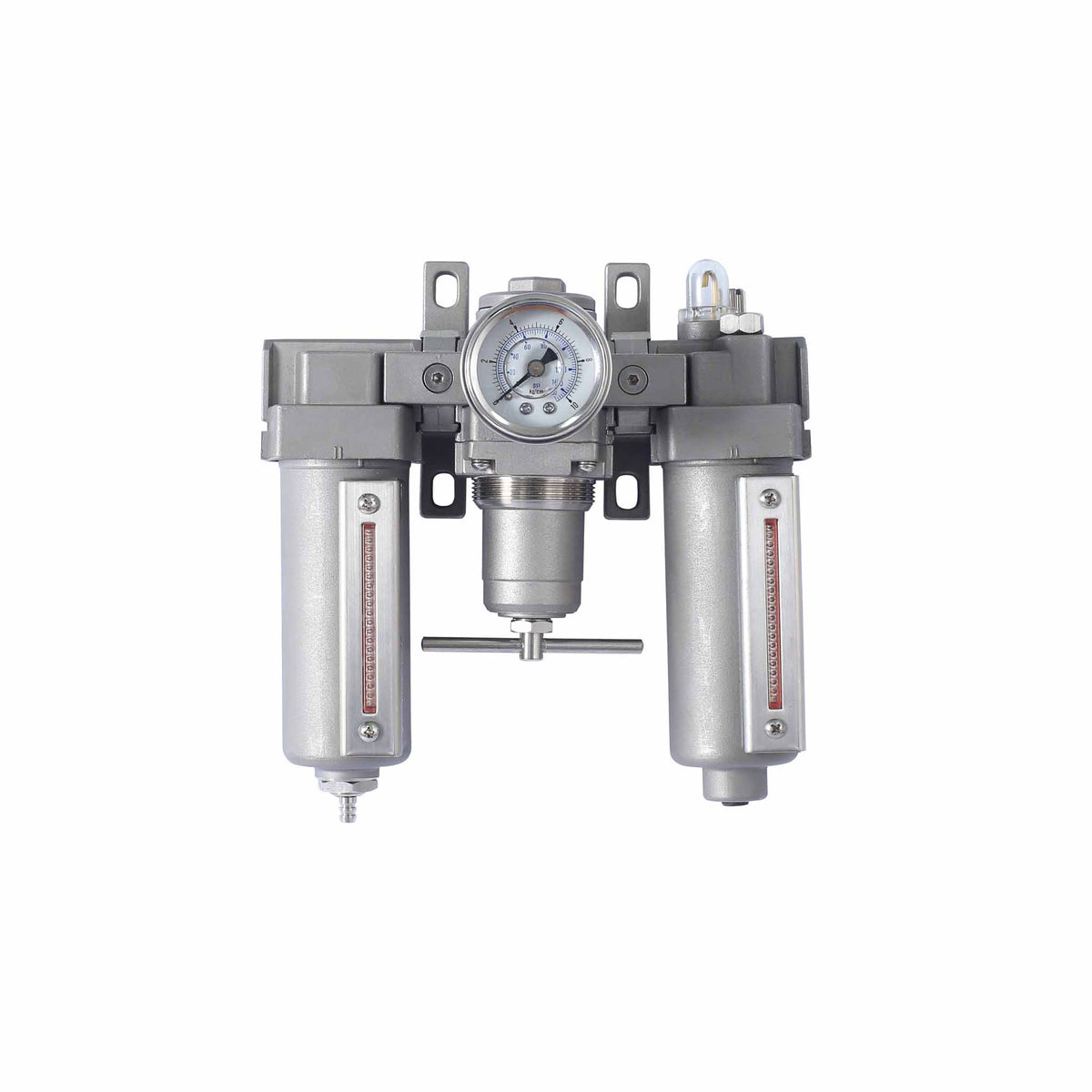 YSAC3000 - [不鏽鋼] 空氣調理組合 (三點組合) - 空壓氣過濾器、空壓氣調壓器、空壓氣潤滑器、 — YiMing Pneumatics
